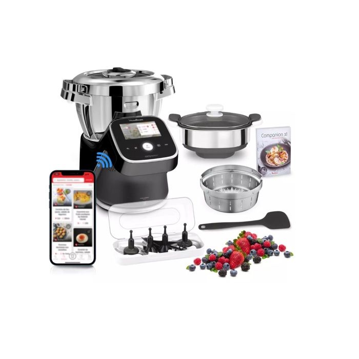 Moulinex Robot cuiseur multifonction avec balance intégrée et écran ...