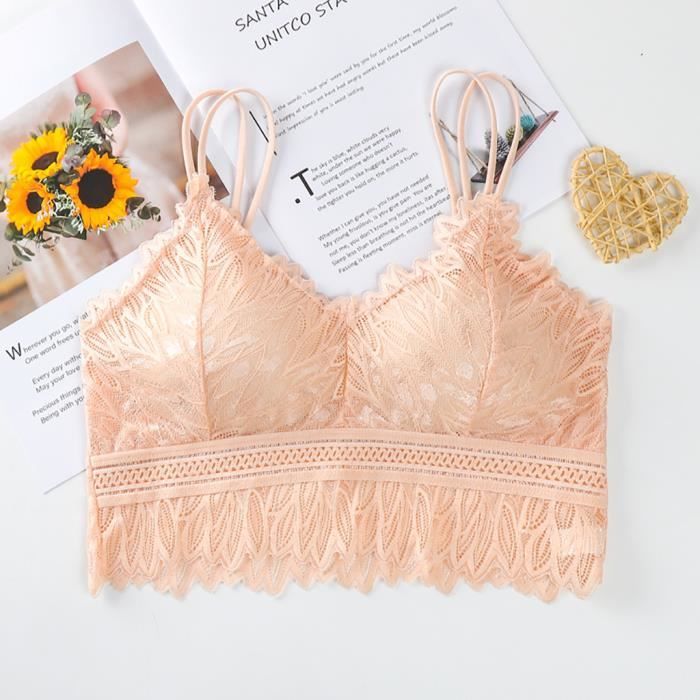 Brassiere pour Femme Sexy Lace Wrap Chest Tube Top Beauty Back Bra ... Brassiere pour Femme Sexy Lace Wrap Chest Tube Top Beauty Back Bra ...
