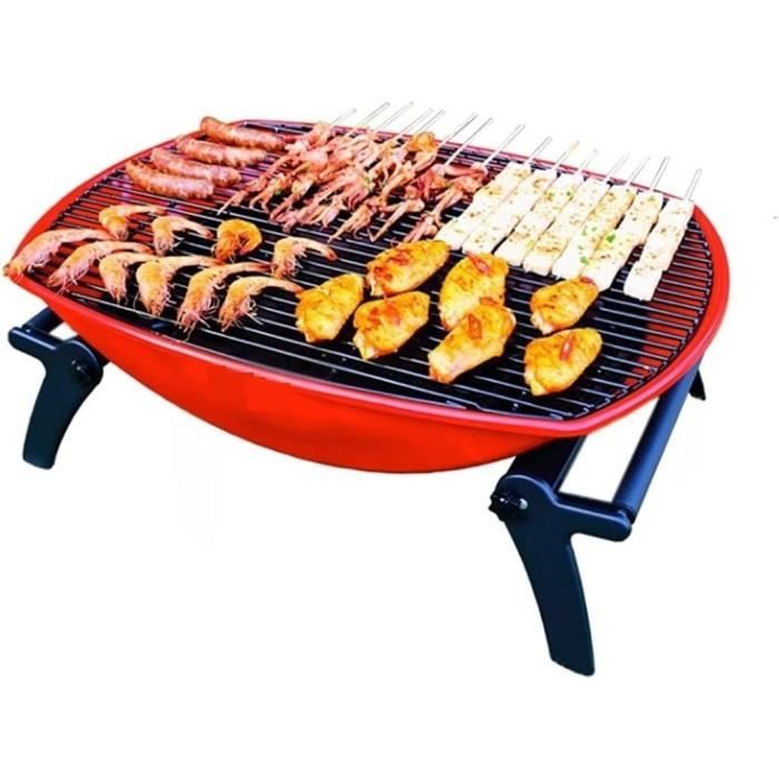 Grill À Charbon D'Extérieur Grill À Charbon De Bois Pliable Pour ...