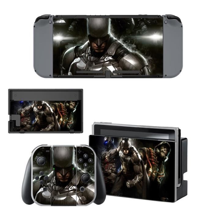 Sticker pour Nintendo Switch, Batman Kit Autocollant Skin Protection ...