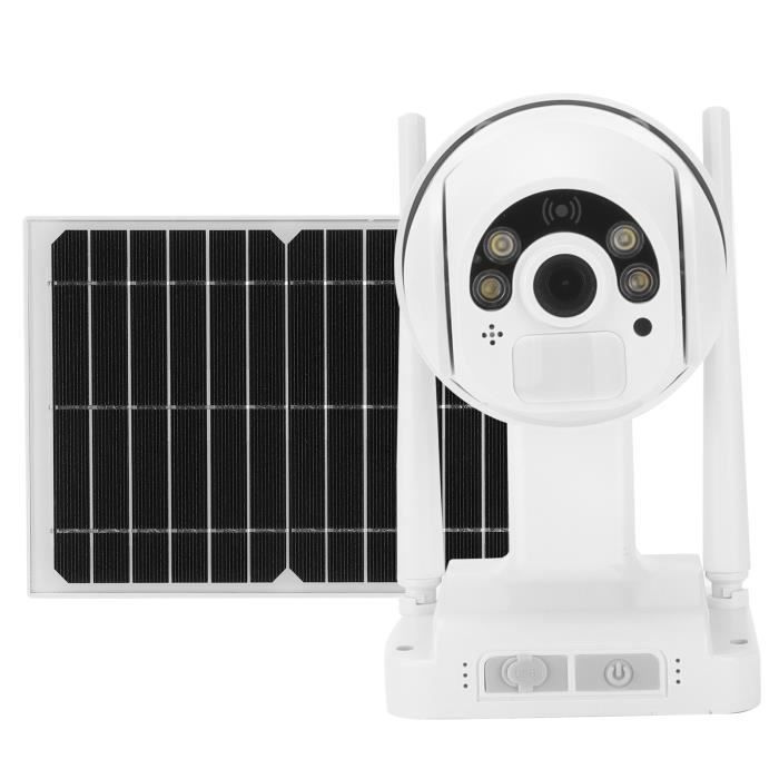 Sonew Caméra sans fil Caméra WiFi Solaire 2MP Dispositif de ...