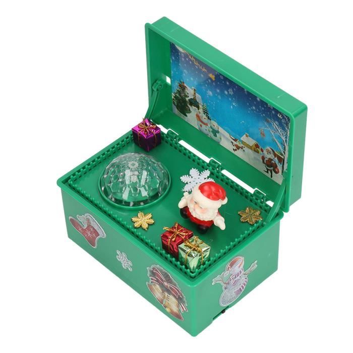 Boîte à musique de Noël Père Noël levant - VGEBY - 7 chansons de Noël ...