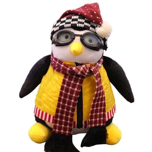 Jouet pingouin en peluche mignon de 47cm, poupée en peluche amis de la ...