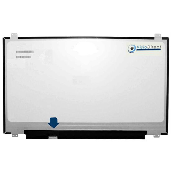 Visiodirect® Dalle ecran 17.3" LED pour NX.HLYET.001 slim eDP 1920X1080 ...