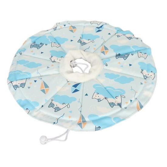 Fafeicy Collier de cône de chat animalerie collier Collier bleu S : 12 ...