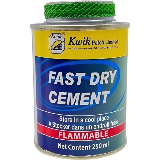 KWIK - Solution Vulcanisante Pneu 250Ml + Pinceau - Pratique et ...