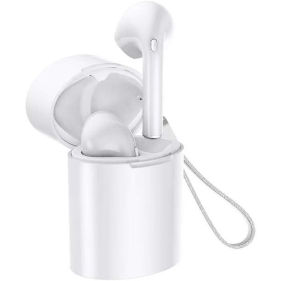 Ecouteur Oreillette Earbox Bluetooth Sans Fil Rechargeable Blanc ...