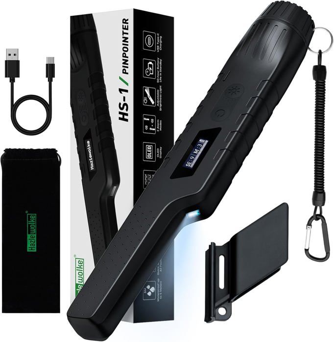 Hazlewolke Pointeur Detecteur De Métaux Rechargeable - Détection de ...