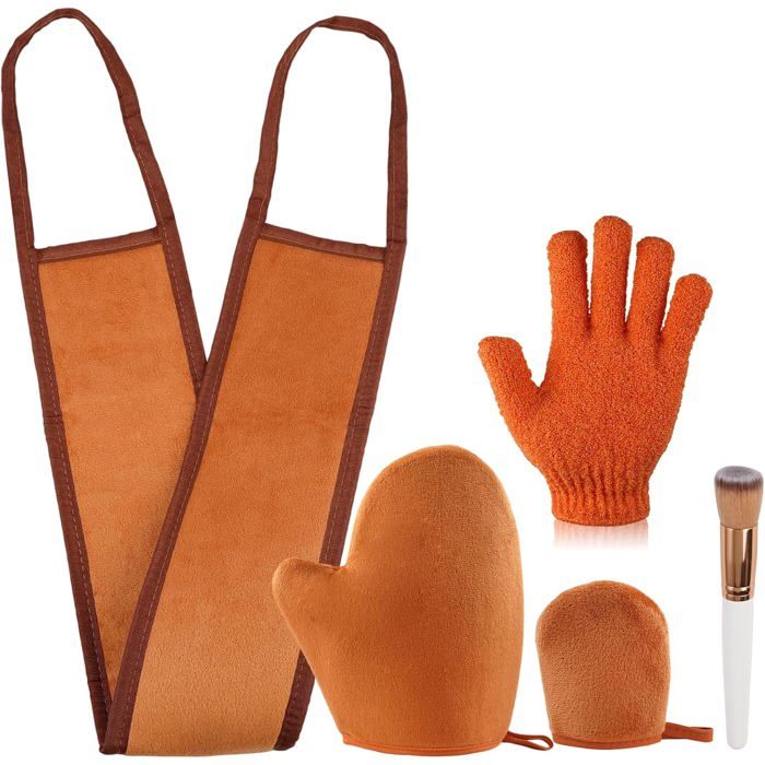 Gants Applicateur Autobronzant, 5 pack Réutilisables, Pour Corps et ...