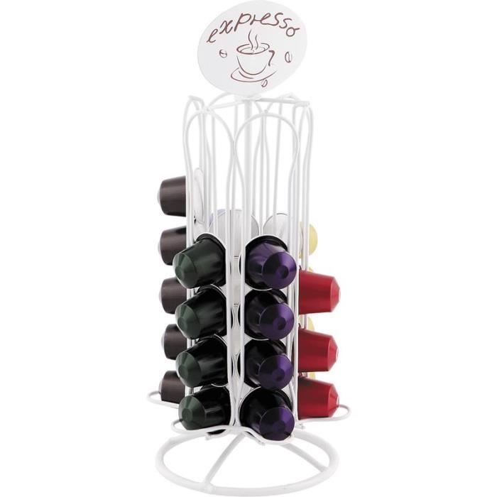 Distributeur Porte capsule de cafe capsule nespresso sur pied rotatif ...
