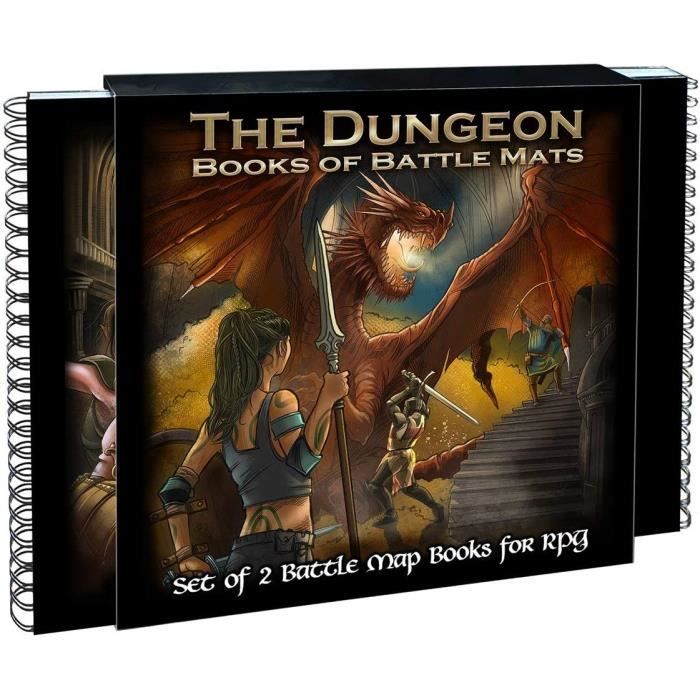 Loke- Livre Plateau de Jeu, The Dungeon Books of Battle Mats ...