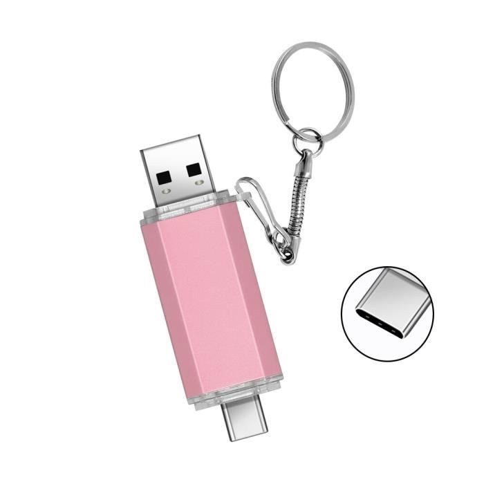 Clé USB,Clé USB type-c OTG en métal,support à mémoire ,disque amovible ...