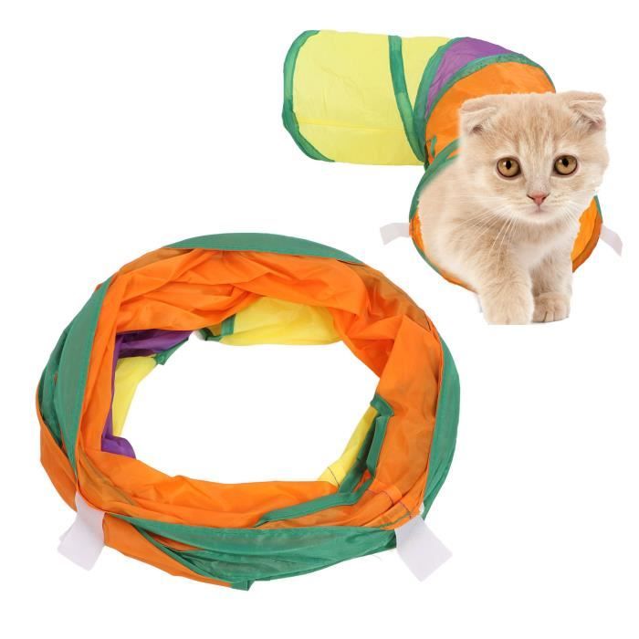 FYDUN Tunnels pour chat Tunnel pour Animaux de Compagnie, Arc-en-ciel ...