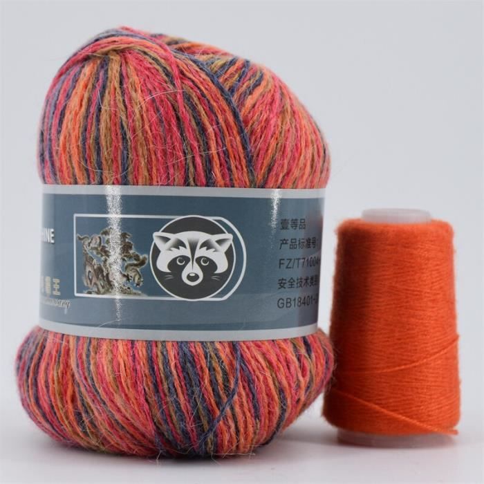 Fil de laine mérinos grossière tricoté à la main 70g pour fil de ...