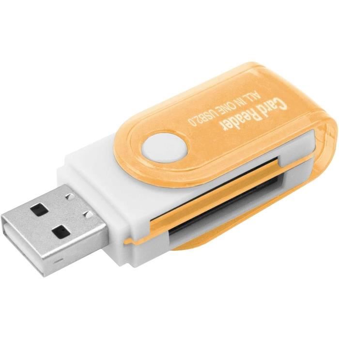4 En 1 Usb Multi Lecteur De Carte Mémoire Mmc Microsd Tf Micro Sd Ms ...