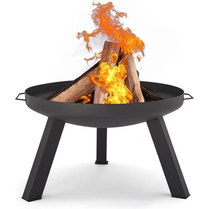 Brasero D'Extérieur 3 En 1 Pour Jardin, Brasero À Charbon De Bois ...