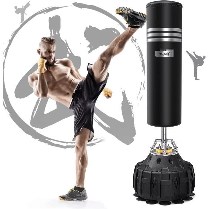 Ipex Sac de Frappe sur Pied Adulte 178 cm Sac de Boxe Autoportant MMA ...
