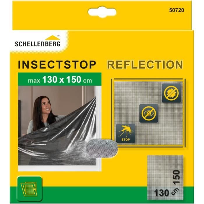 Schellenberg 50720 Moustiquaire fenêtre anti chaleur et anti regard ...
