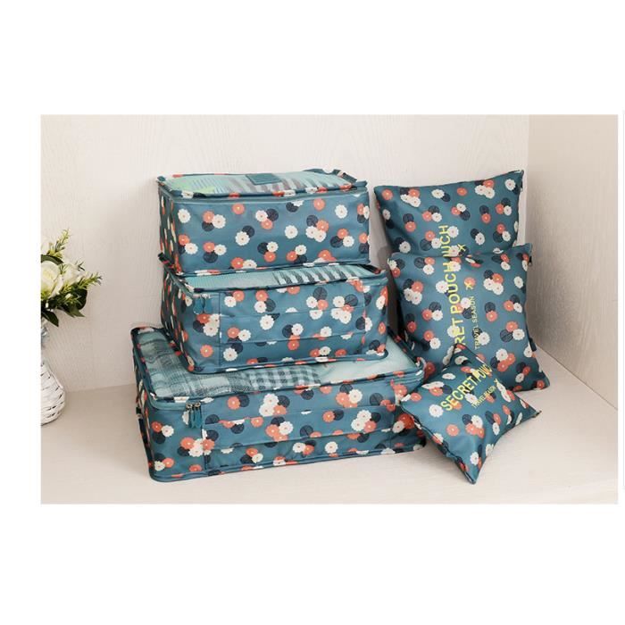 Sacs de voyage,set de 6 pièces,sacs de rangement
