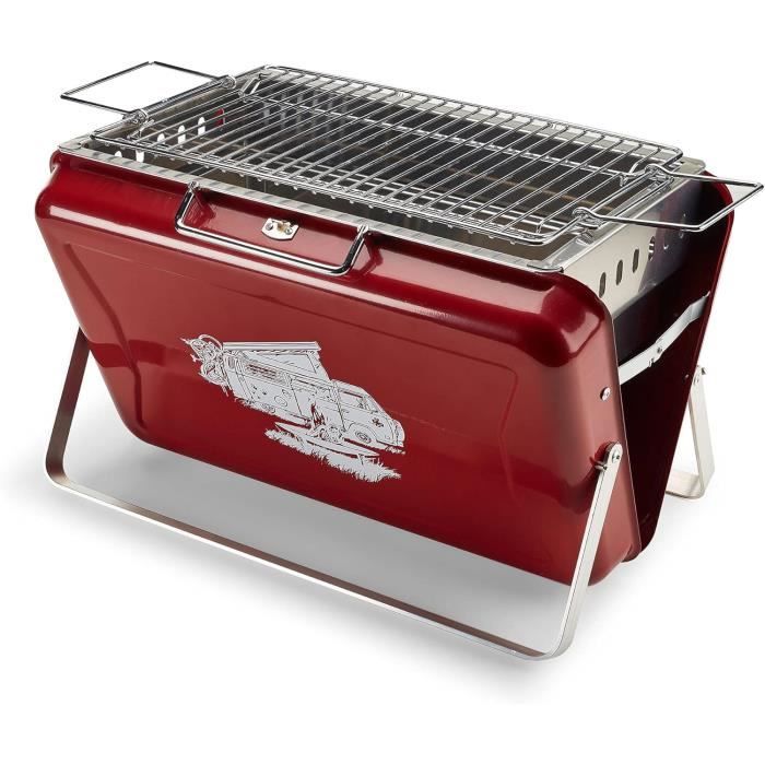 Mini barbecue de camping pliable - Volkswagen - T2 - Acier inoxydable ...