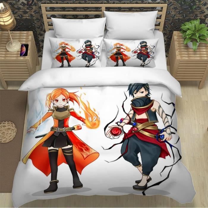 Anime Japon Parure De Lit 2 Personne Anime Mangas Japonais Housse De ...