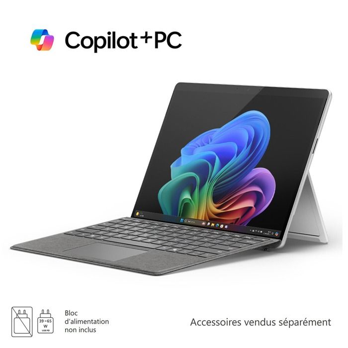 MICROSOFT Ordinateur portable tactile Surface Pro Copilot+ PC - X Elite ...