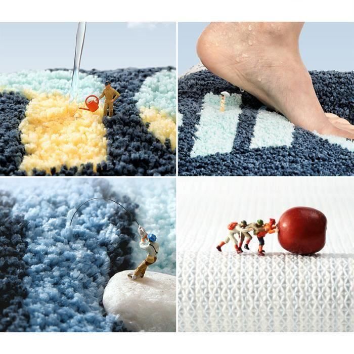 Gift-Tapis de sol super absorbant 50 * 80cm tapis de sol doux ...