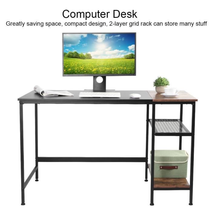 NOUVEAU Bureau,Table informatique, Table d’étude Bureau,d’Ordinateur ...