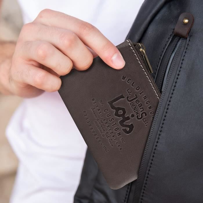 Porte Monnaie Homme Cuir Souple Petit Format - Petit Porte Monnaie ...