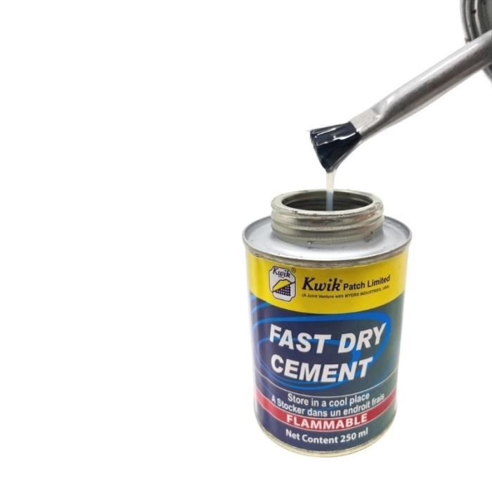 KWIK - Solution Vulcanisante Pneu 250Ml + Pinceau - Pratique et ...