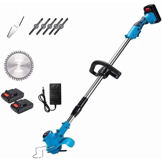 Tondeuse à Gazon électrique sans Fil Coupe-Herbe Portable Tondeuse Portable Outil de Coupe de ...