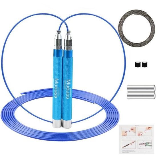 Corde à Sauter,Corde à sauter Crossfit corde à sauter corde de vitesse ...