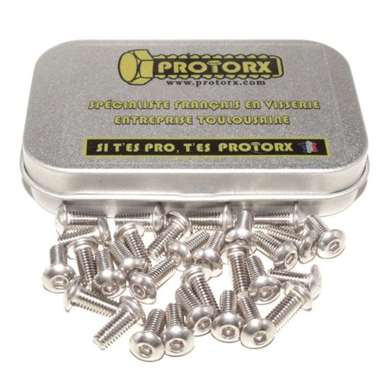Vis Inox à Métaux Tête Bombée Six Pans Creux M4 x 10mm : Boite 30pcs (TBHC) | PROTORX ...