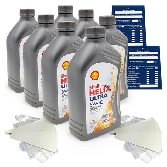 7 litres original Shell Helix Ultra Diesel 5W40 huile moteur ...