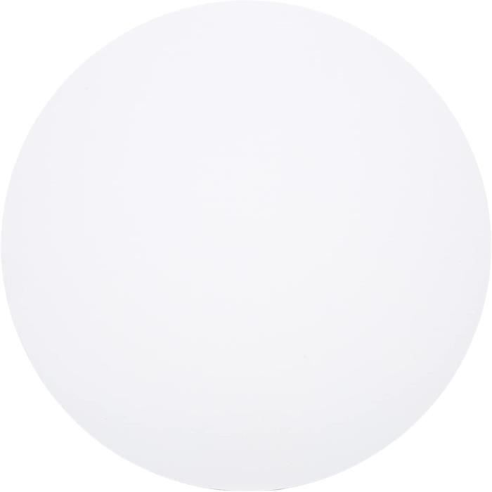 Toile Ronde de 40 Cm, Panneau de Toile de Peinture Vierge à 4 Couches ...