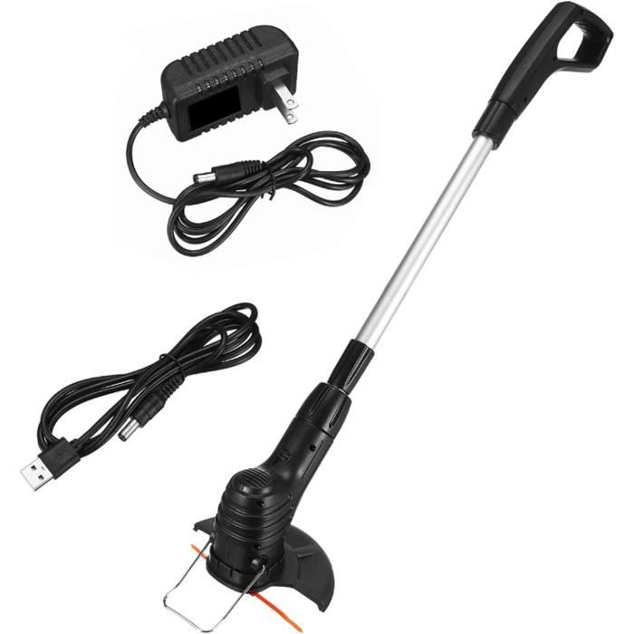 Tondeuse À Gazon Sans Fil (Tête De Moteur Rotative Au Lithium-Ion 3.7 V ...