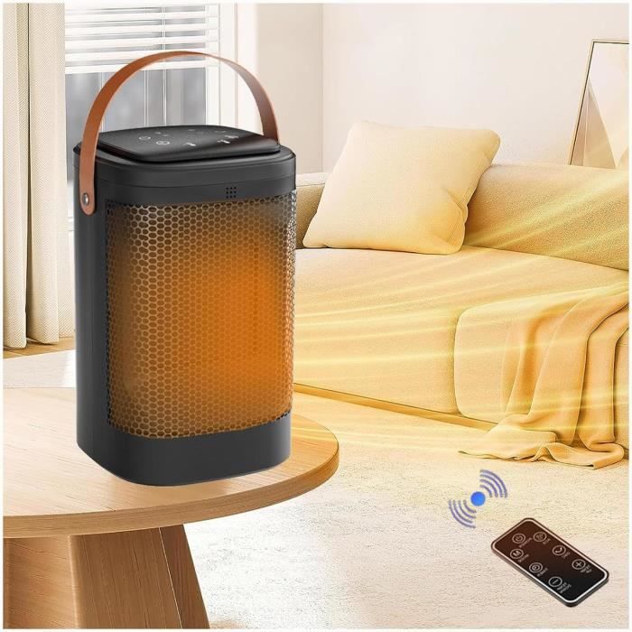 Radiateur Electrique, Chauffage Soufflant 750-1500 W Avec Thermostat De ...