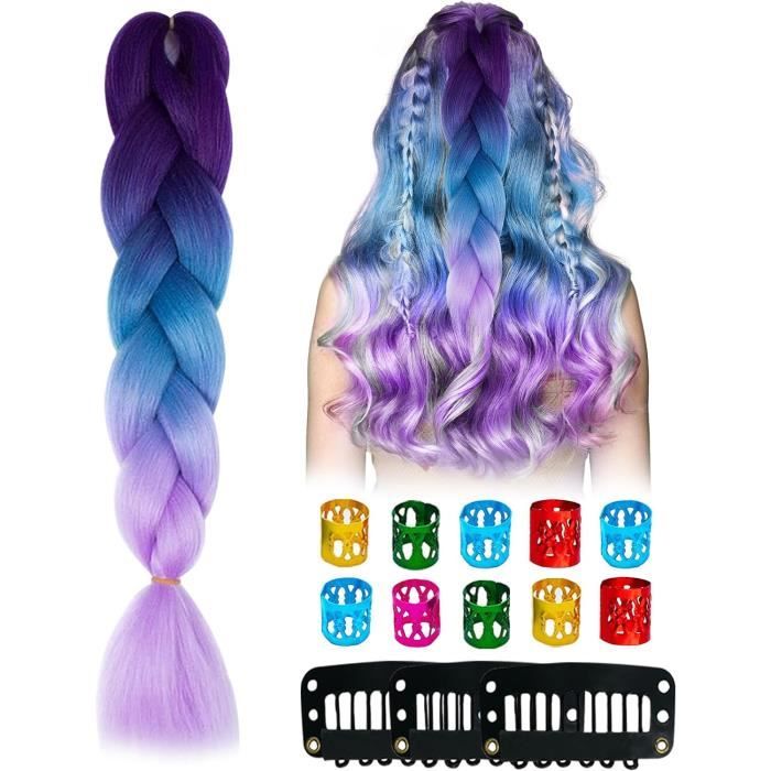 1Pcs Extension Cheveux Tresse Braids Meches Meches Pour Tresses ...