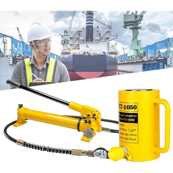 Verin Hydraulique Manuel Cric Hydraulique Professionnel 10T-20T-30T ...