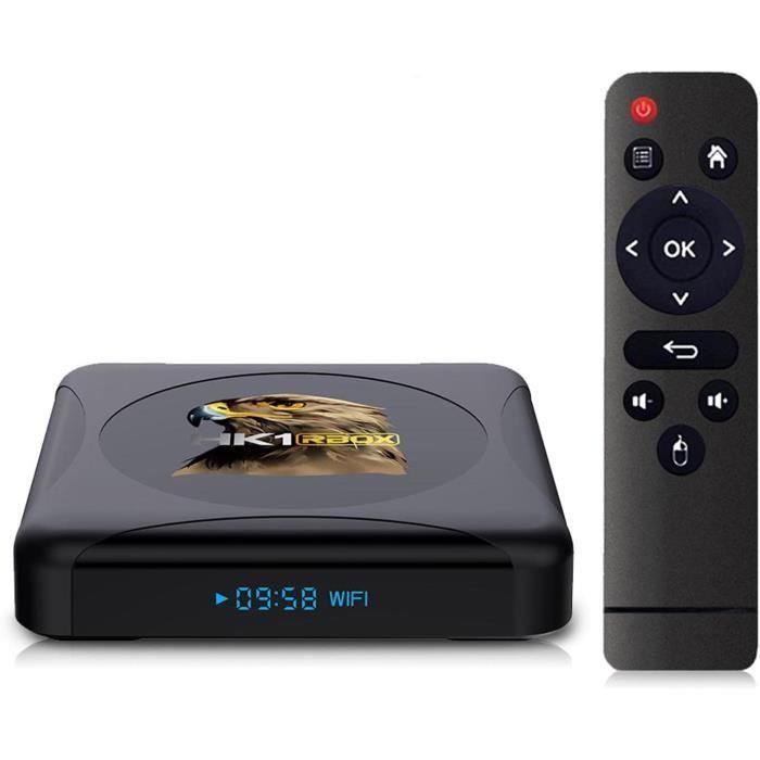 Android TV Box 11.0, HK1R Mini Android Box 4 Go De RAM 64 Go De ROM ...