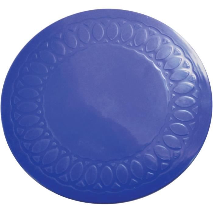 Aidapt Tenura Set de Table-Dessous de Verre Rond en Caoutchouc de ...