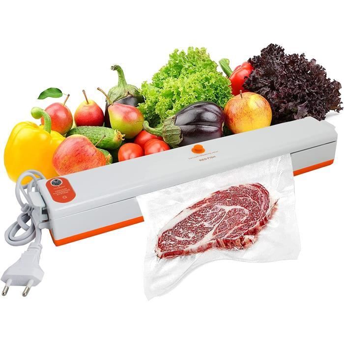 G-88P Machine À Emballer Sous Vide Alimentaire + 10 Sacs (Orange)[N603 ...