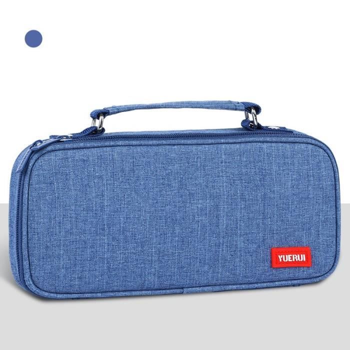 Trousse scolaire,Sac de rangement Portable en toile pour papeterie ...