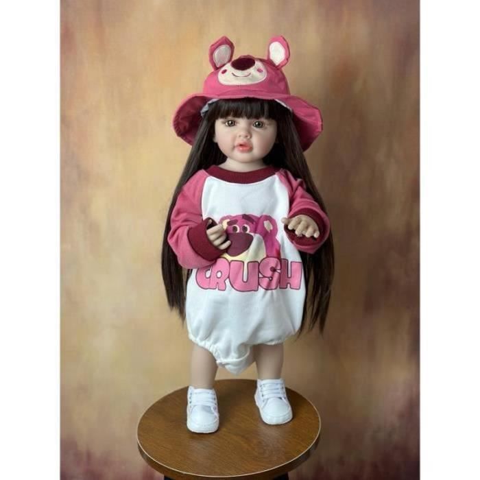 Bébé pour Reborn RUMOCOVO® Support réaliste fille réaliste beurre corps en silicone souple ...