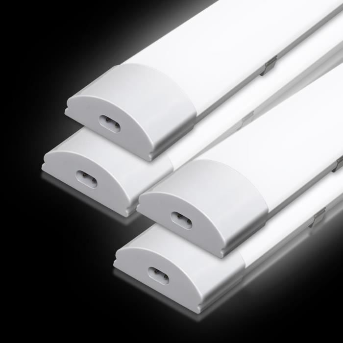 4X Neon Led 120Cm 36W Reglette Led Blanc Neutre 4000K Tube Led ...