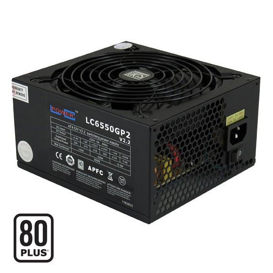 Alimentation PC 550W - LC POWER - LC6550 V2.2 - Certifié 80PLUS ...