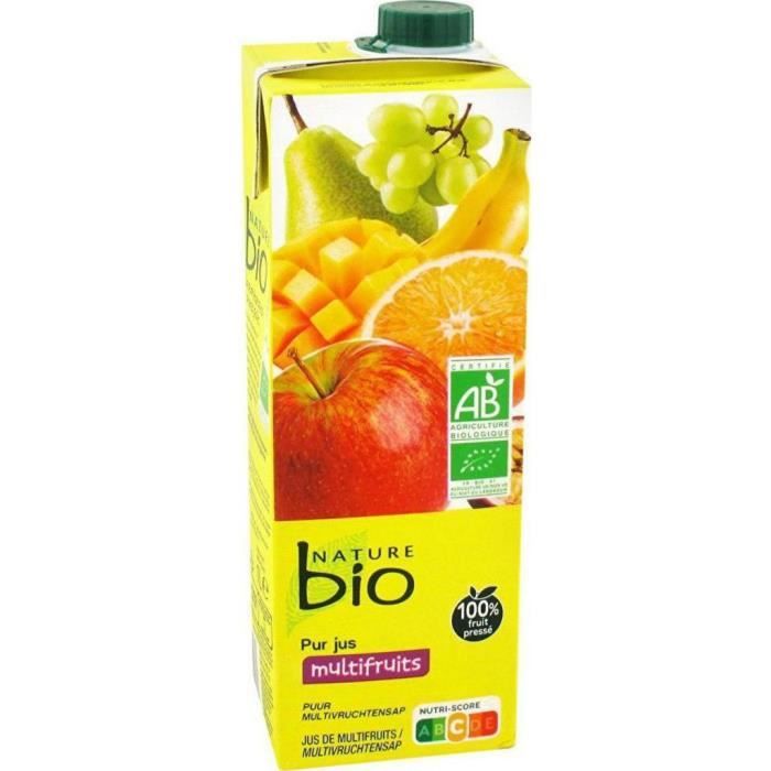 Nature Bio Jus multifruits 1 L - Cdiscount Au quotidien