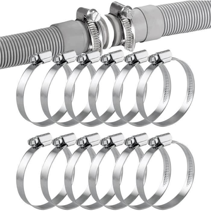 Collier De Serrage En Acier Inoxydable, 12 Pinces Collier De Serrage ...