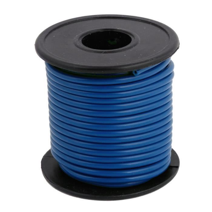 Automobile Fil Câble Bleu Eléctrique 10m Single Cœur Roll Batterie 12v ...