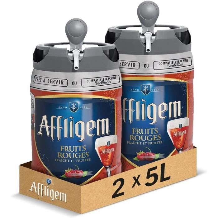 Affligem Fruits Rouges bière d'Abbaye 2 fûts de 5L 5.228 - Cdiscount ...